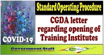 Standard Operating Procedure for Containment of COVID-19 : CGDA letter ...