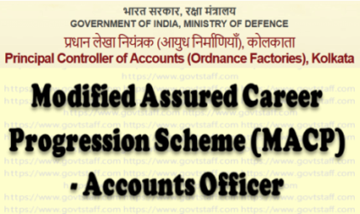 PCA(FYS): Modified Assured Career Progression Scheme (MACP) - Accounts ...