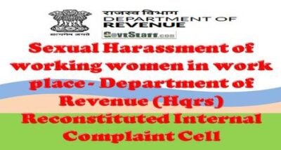 Sexual Harassment of working women in work place - Department of ...