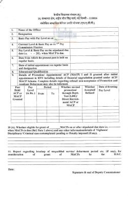 MACP Scheme in respect of Group 'A' and 'B' Officers at par with ...