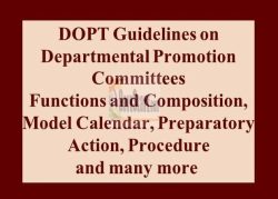 DOPT Guidelines on Departmental Promotion Commitees : Functions and ...