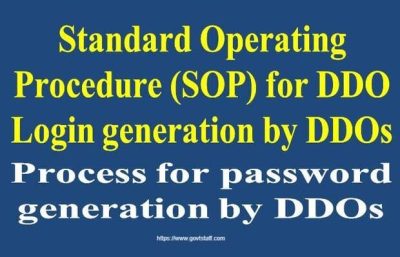 Standard Operating Procedure (SOP) for DDO Login - Process for password ...