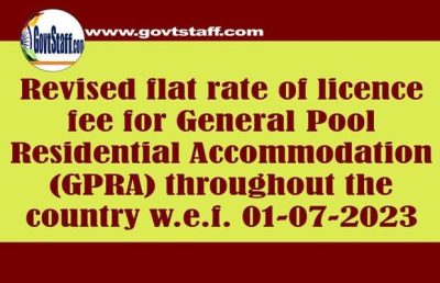 Revised flat rate of licence fee for General Pool Residential ...