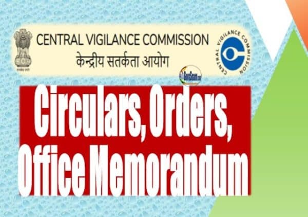 CVC Circular regarding Strict Compliance of guidelines issued by ...
