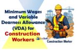 Variable Dearness Allowance (VDA) and Minimum Wages wef 01.04.2026 for ...